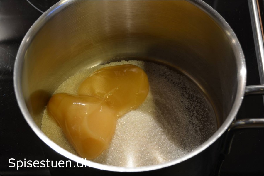 Honningbomber med chokolade