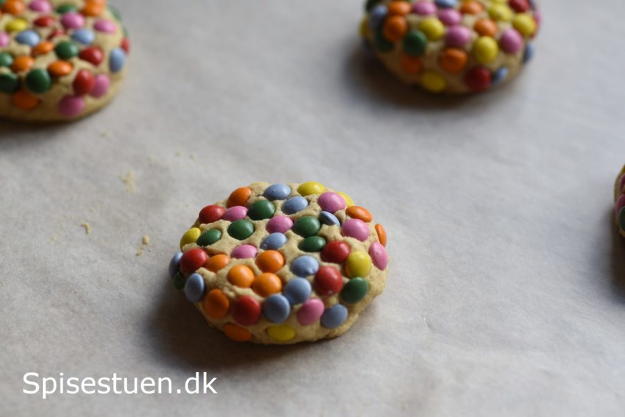 Cookies med chokoladelinser